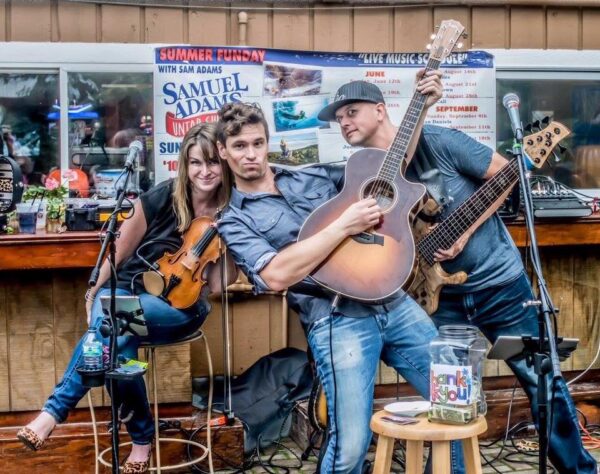 Judson Brown Band performing in the Jesse Oaks Beer Garden – Summer 2017